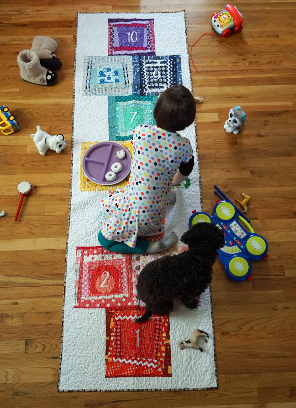 My Hopscotch Mat Pattern Is Out Now in Make Modern! | Jackie Reeve